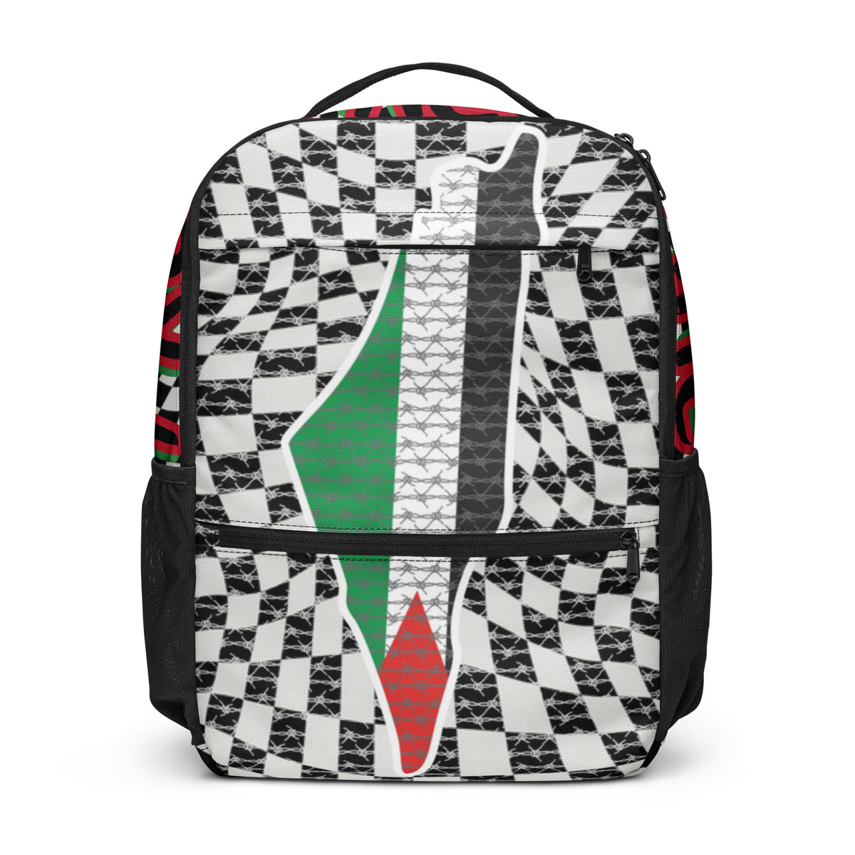 Free Palestine - Utility Backpack – ZayNoura CauseWear